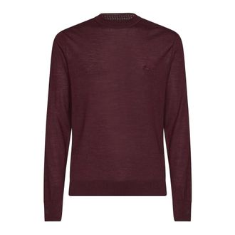 Etro Pullover mit Pegaso-Stickerei - - Knitwear - Herren - Rot - L