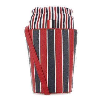 Thom Browne Printed Leather Mini Bucket Bag - - Bags - Damen - Mehrfarbig - ONE SIZE