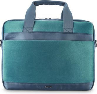 Hama Laptoptasche Velvet, Unisex, T&uuml;rkis, 37 x 5 x 28 cm, t&uuml;rkis, 37 x 5 x 28 cm