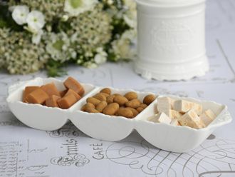 Chic Antique Snackschale Provence nostalgisch Porzellan Servierschale