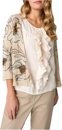 Alessia Santi Femme, Blouses et Chemises, Multicolore, Taille: 40 FR Cardigan