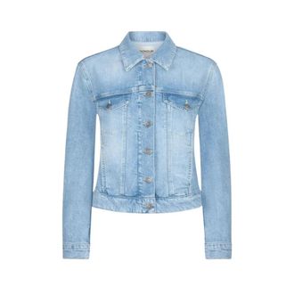 Dondup Schmale Denim-Stretch-Jacke - - Jackets - Damen - Blau - S