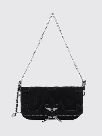 Zadig&Voltaire Mini sac Rock en daim avec broderies