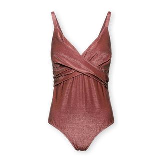 Elena Miro Drapierter Einteiliger Badeanzug - - Swimwear - Damen - Rot - S