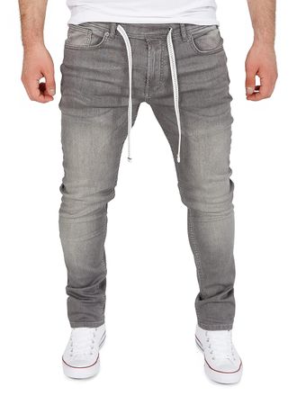 Yazubi Steve - Herren Sweathose in Jeansoptik - Baumwoll Jogging Jeans