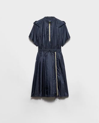 Prada Midikleid aus leichtem Re-Nylon
