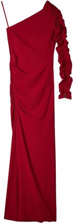 Patrizia Pepe Femme, Robes, Rouge, Taille: 36 FR Asymmetric Maxi Dress