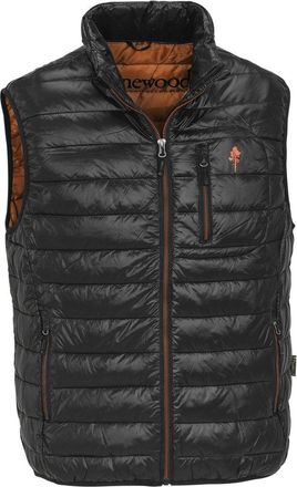 Pinewood Weste Cumbria Light, Schwarz/Terracotta, XL