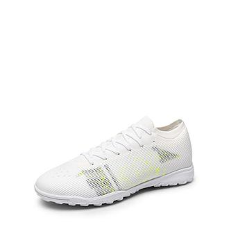Dream Pairs Chaussures de Football Homme Profession Chaussures de Foot Adultes Athl&eacute;tisme Entrainement Chaussures de Sport,Size 39,Blanc,SDSO25018M-D
