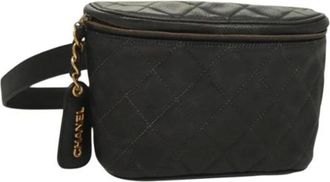 Chanel Pre-owned Cuir sacs-bandouliere - Femme - Pre-owned - Noir - Taille: ONE Size