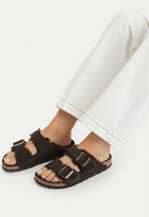 Birkenstock Pantoletten Arizona Shearling 1020528 Braun