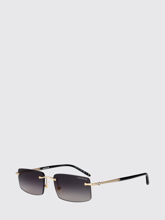 Montblanc Lunettes de soleil MB0443S en m&eacute;tal et ac&eacute;tate