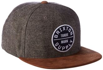 Brixton Unisex Baseballkappe Oath 3, Grey/Copper, One Size, BRIMCAPOAT3