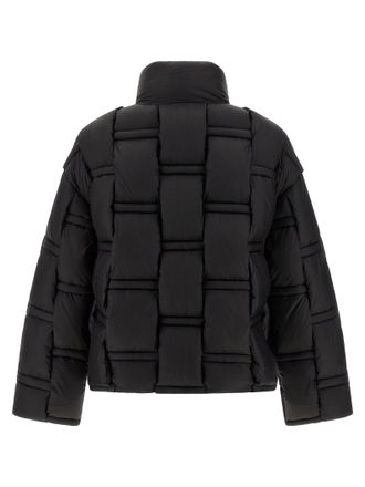 RAXXY 3D Quilted Nylon Down Jacket - Black
