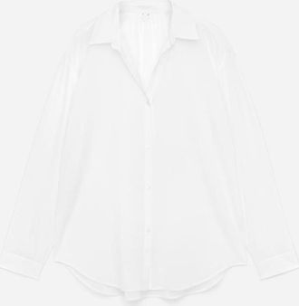 Arket Voilehemd -Wei&szlig;