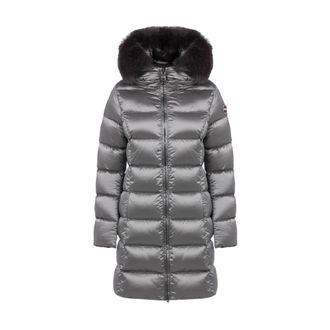 Colmar Femme, Manteaux, Gris, Taille: 44 FR Veste dHiver Grise avec Effet Iridescent