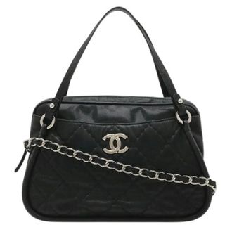 Chanel Pre-owned Wild Stitch Leather Handbag 2Way - - Pre-owned - Damen - Schwarzk - ONE SIZE