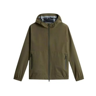 Woolrich Homme, Vestes, Vert, Taille: M Veste Imperm&eacute;able Verte