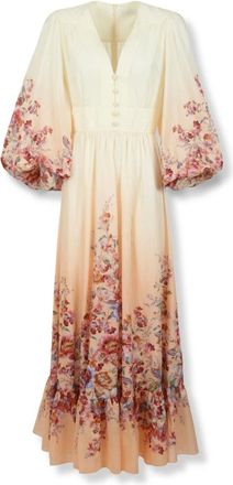 Zimmermann Femme, Robes, Multicolore, Taille: 40 FR Awaken Plunge Maxi Dress