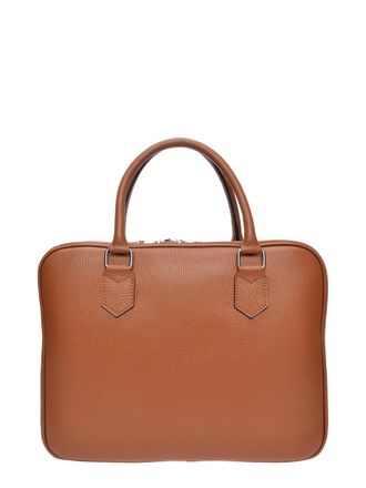 Luisa Vannini Braun Rindsledertasche