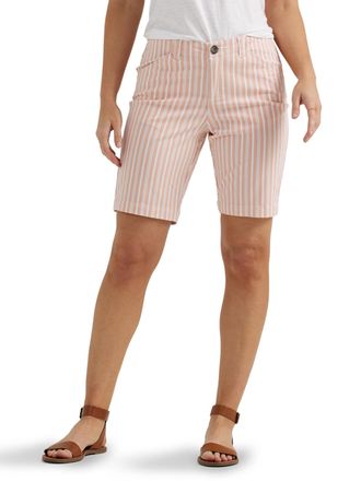Lee Damen Legend&auml;re Chino-Bermuda-Shorts, 22,9 cm Bermudas, Bud Stripe, 50