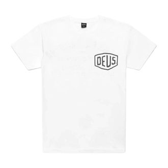 Deus Homme, Tops, Blanc, Taille: 2XL Venice Address T-Shirt