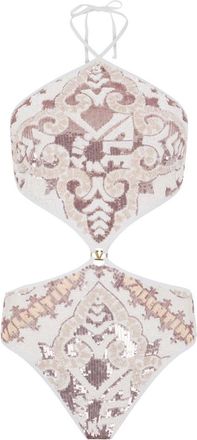 Valentino Garavani Femme, Tops, Multicolore, Taille: 40 FR Body &agrave; sequins &eacute;l&eacute;gant