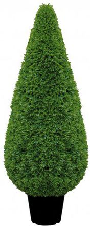 Fink [W0725] Kegel, Buchsbaum, Kunststoff, gr&uuml;n, L. 25 cm, B. 25 cm, H. 80 cm