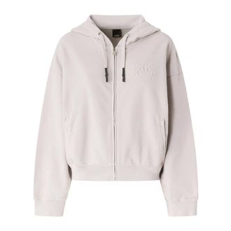 Pinko Pinko, Femme, Sweatshirts et sweats &agrave; capuche, Violet, Taille: 36 FR Zip-throughs