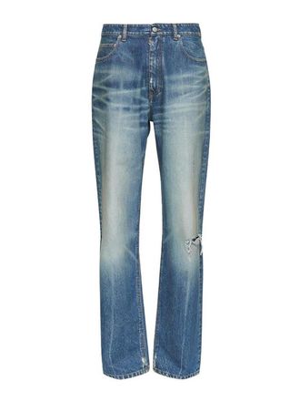Maison Margiela Straight Leg Jeans - Blau