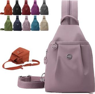 Generic 3 in 1 Anti-Theft Travel Tote Bag, Womens Mini Backpack Waterproof 2-Way Commuter Bag Stylish Oxford Cloth Crossbody Bags (Pink)