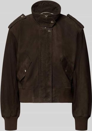 Marc O'Polo Regular Fit Lederjacke aus echtem Ziegenleder