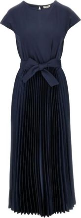 Max Mara Femme, Robes, Bleu, Taille: 40 FR Robe en jersey interlock