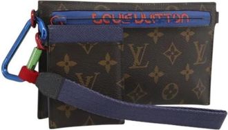 Louis Vuitton Pre-owned Monogram Pouch - Femme - Pre-owned - Brun - Taille: ONE Size