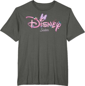 Disney Sister Minnie Mouse Logo Family Trip Birthday Gift T-Shirt