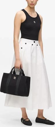 Karl Lagerfeld Shopper - IKON PIN SQUARE Shopper - Gr. unisize - in Schwarz - f&uuml;r Damen