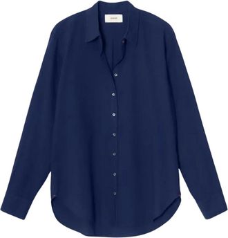 Xirena Femme, Blouses et Chemises, Bleu, Taille: 38 FR Beau Shirt