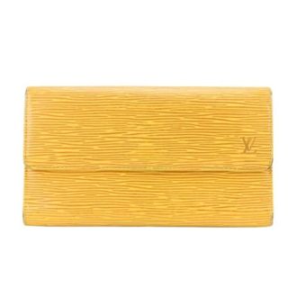 Louis Vuitton Portefeuille Tri-fold Pre-owned - Femme - Pre-owned - Jaune - Taille: ONE Size