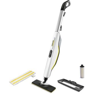 Karcher K&auml;rcherK&auml;rcher Dampfreiniger de sc 3 Upright, Aufheizzeit 0,5 Minuten, Reichweite ca. 60 m&sup2;, Tank 0,5 l, 1600 w, D&uuml;se und Bodentuch