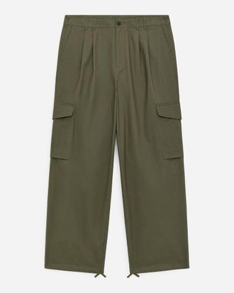 Arket Weite Cargohose -Gr&uuml;n