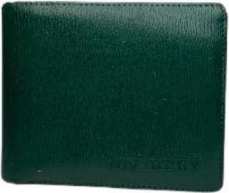 Givenchy Portefeuille Vintage Pre-owned - Homme - Pre-owned - Vert - Taille: ONE Size