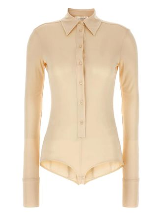 Sportmax body Pera &agrave; boutonni&egrave;re - Tons neutres