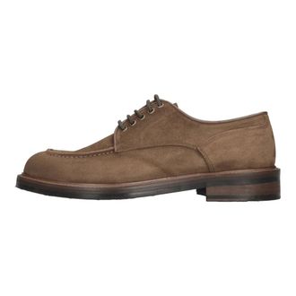 Barracuda Wildleder Schn&uuml;rschuhe - - Shoes - Herren - Braun - 43 1/2 EU