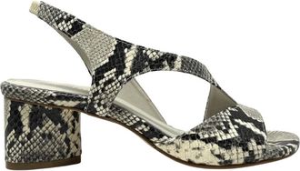 Vic Mati&eacute; Femme, Chaussures, Multicolore, Taille: 38 EU Sandales Slingback en Cuir Effet Python