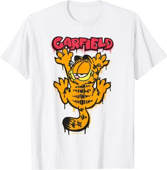 Garfield Kratzende Katze Lasagne Lover Cheeky Classic Kitty T-Shirt