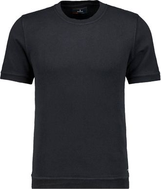 Ragman Herren Strickpullover Kurzarm, Rundhals Schwarz-009, L