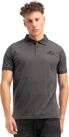 Lonsdale Herren Poloshirt Normale Passform LAMBSTON Anthracite/Black XXL