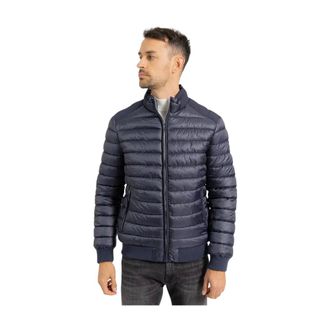 Karl Lagerfeld Homme, Vestes, Bleu, Taille: M Haut dhomme bleu fonc&eacute; avec col haut