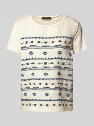 Max Mara T-Shirt mit Spitzenbesatz Modell BONDENO