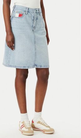 Tommy Jeans Jeansrock Claire DW0DW23474 Blau Regular Fit